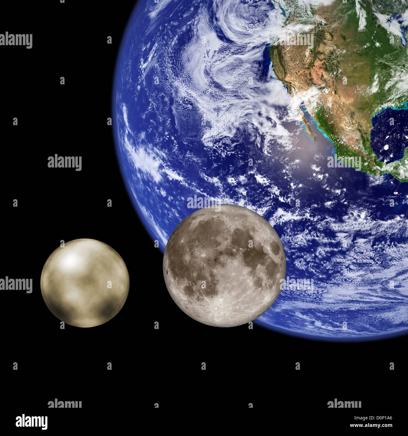 Pluto Compared To Earths Moon