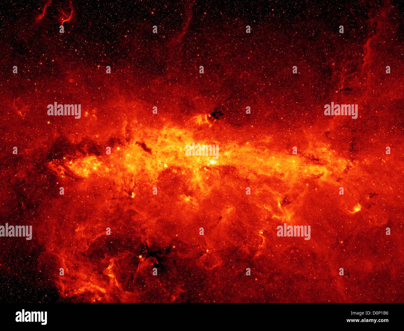Glowing Center of the Milky Way Stock Photo - Alamy