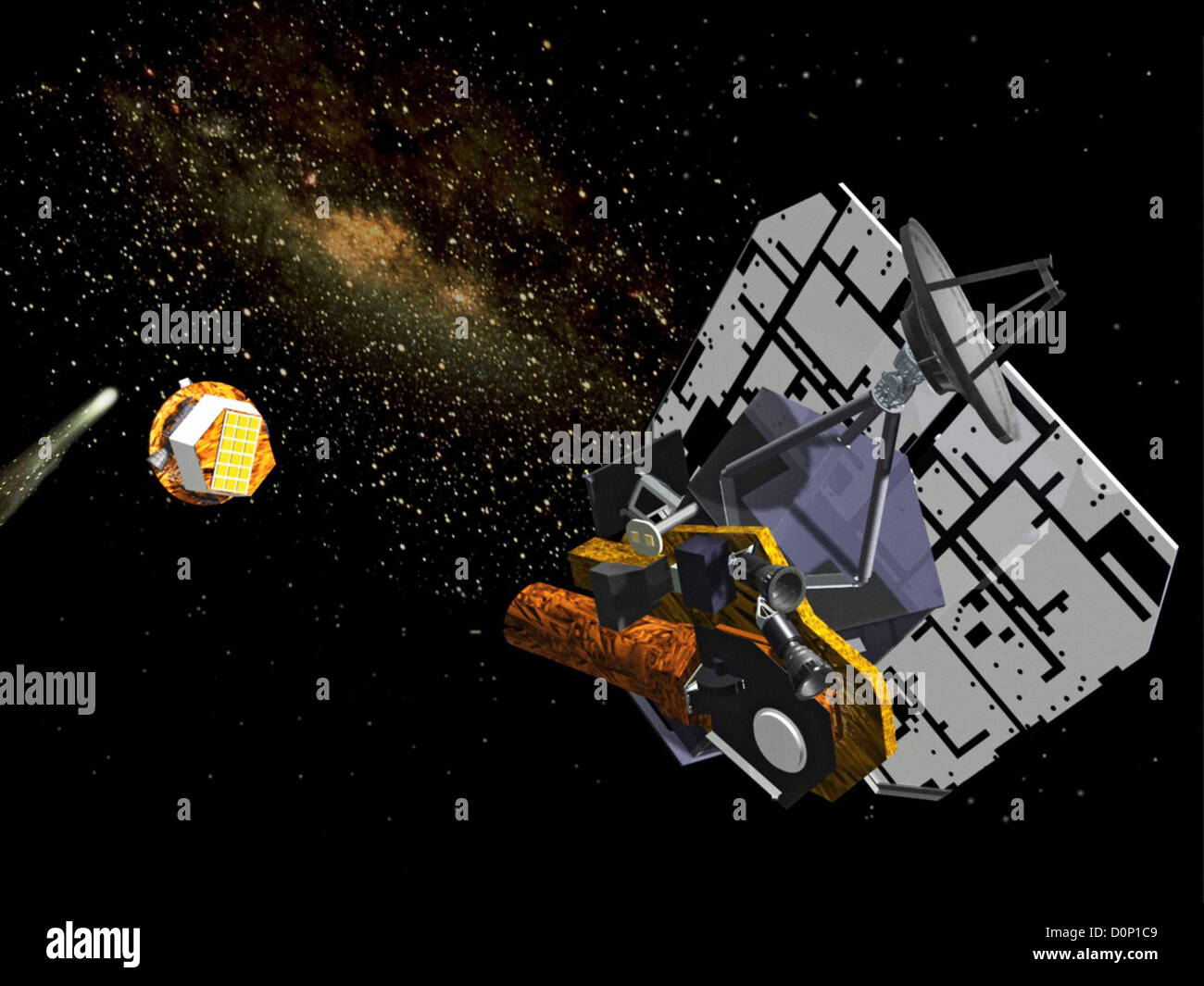 Deep Impact Space Probe Labeled
