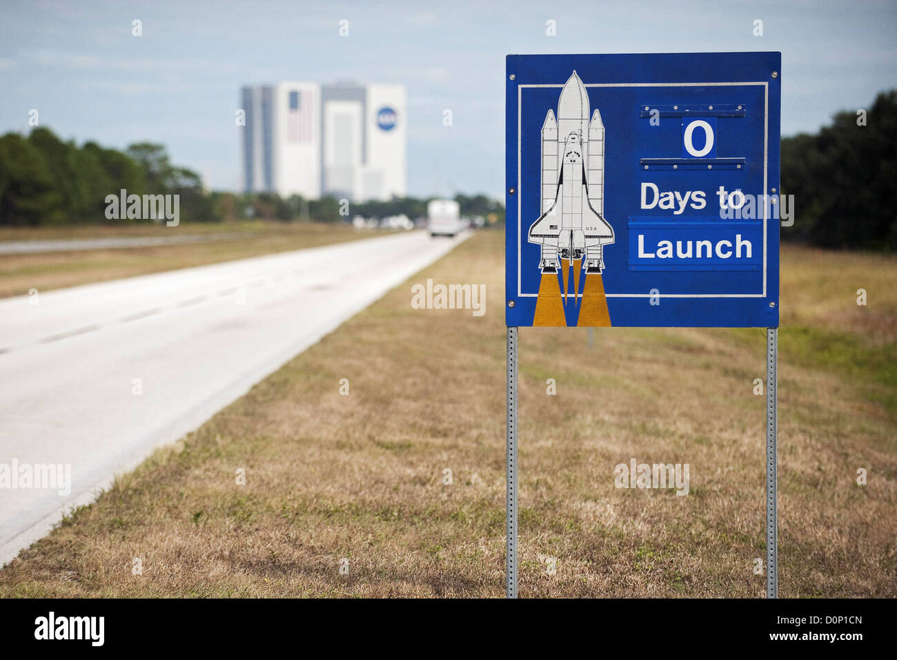 Sign of Launch Day Stock Photo - Alamy