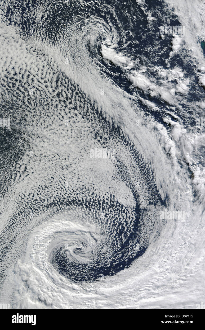 Polar Cyclones in South Atlantic Stock Photo - Alamy