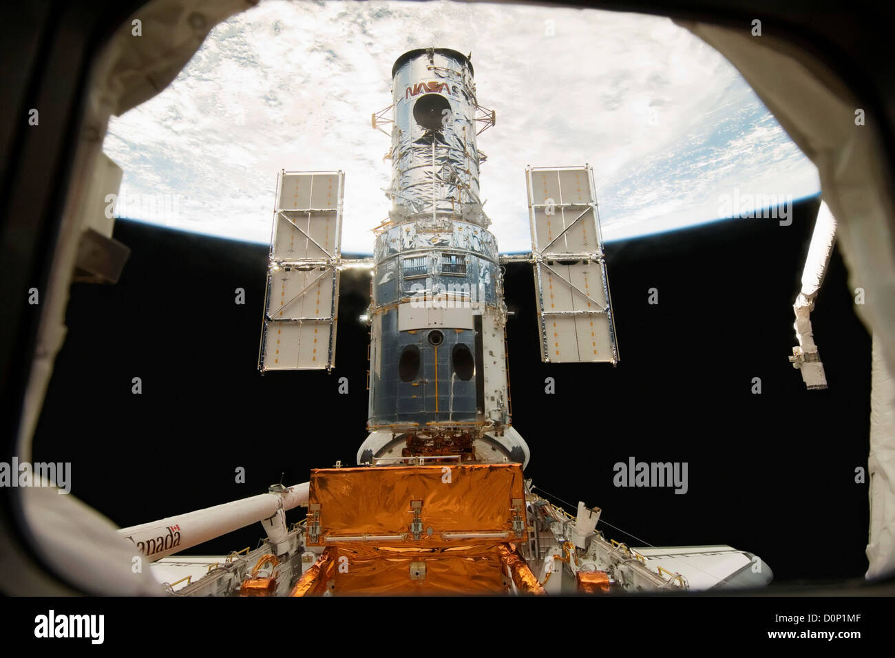 Hubble Telescope After Capture Stock Photo - Alamy