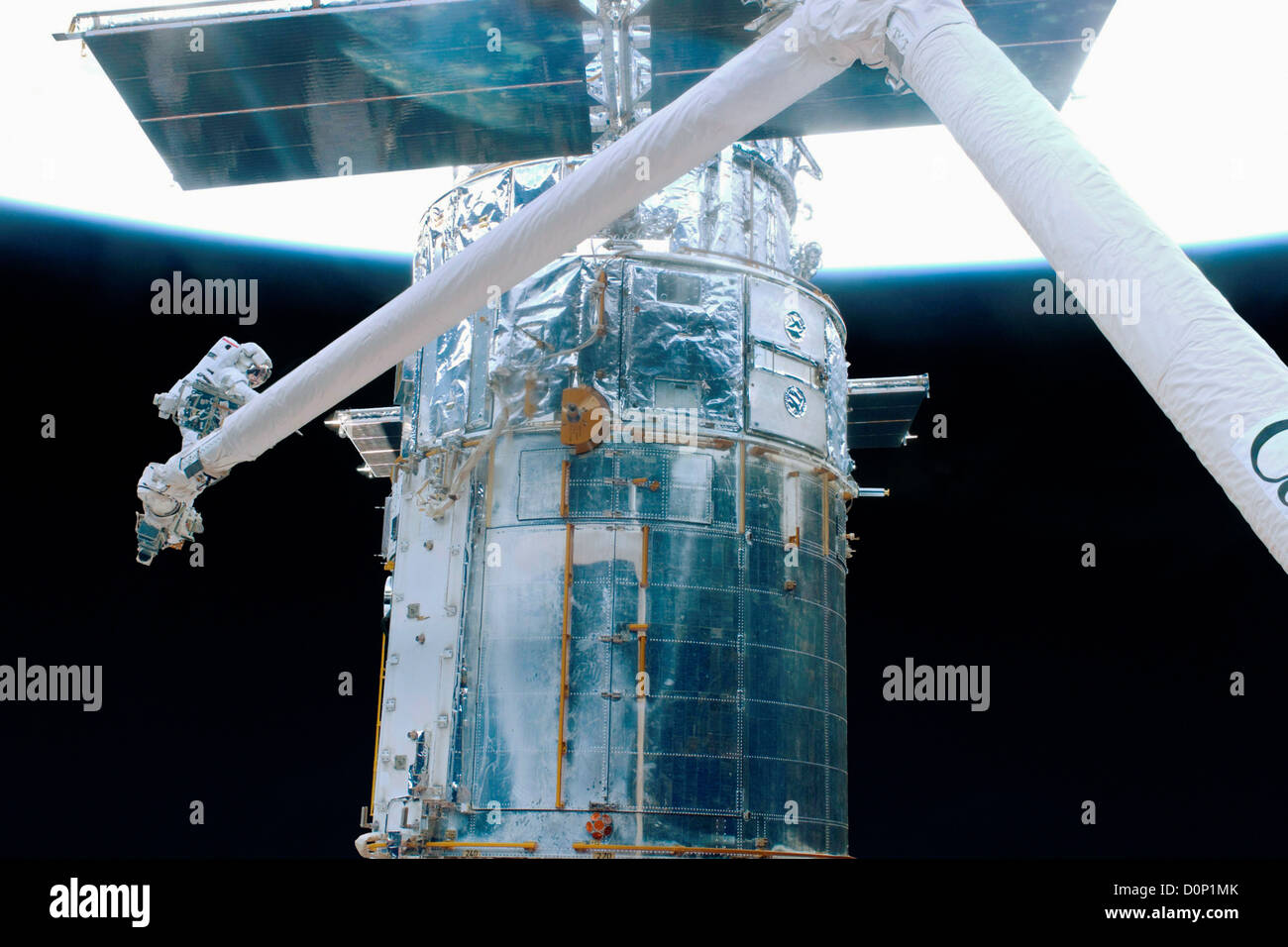 Fixing the Hubble Telescope Stock Photo - Alamy