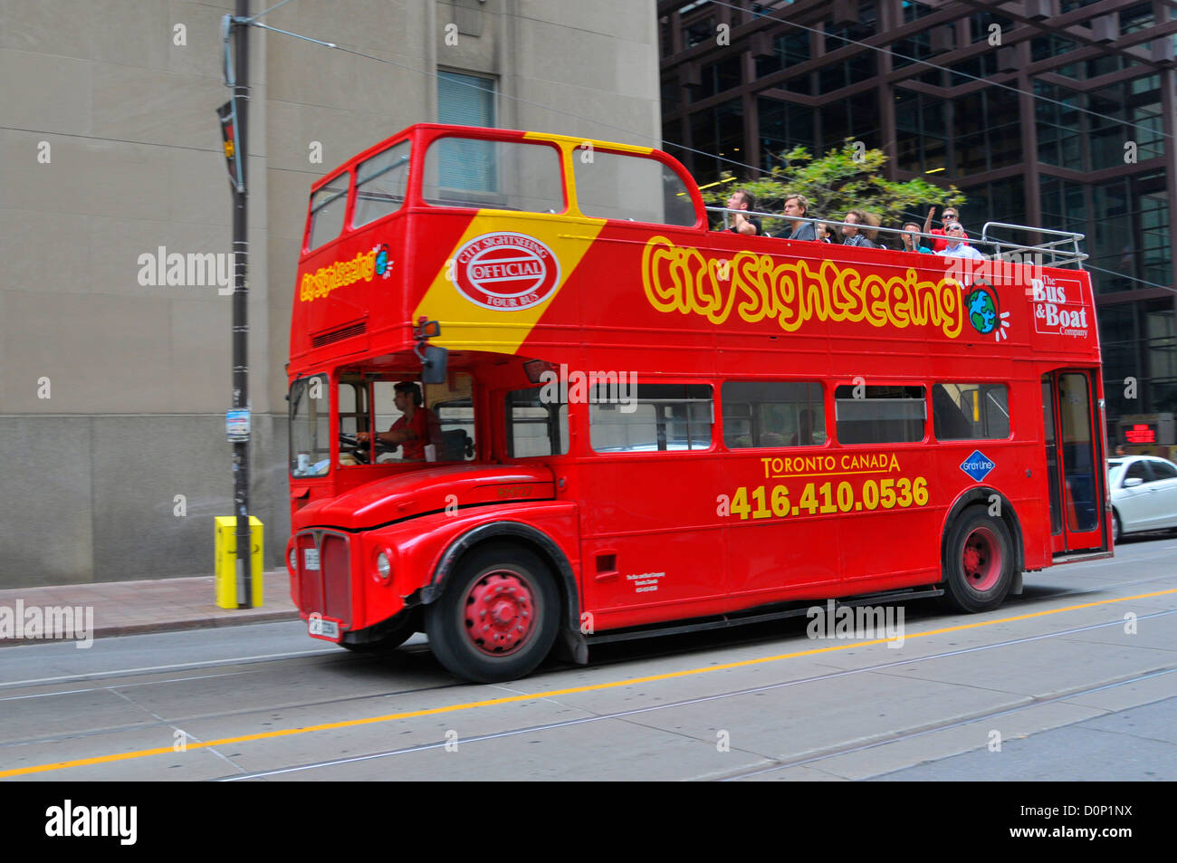Sightseeing bus for tourist Toronto Ontario Canada Stock Photo - Alamy