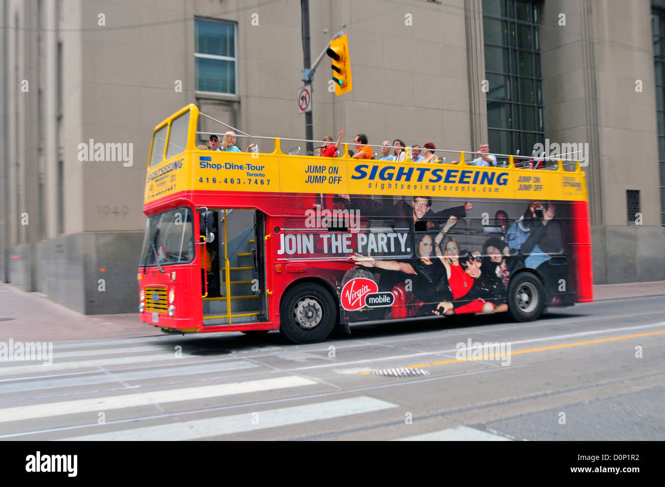 Sightseeing bus for tourist Toronto Ontario Canada Stock Photo - Alamy