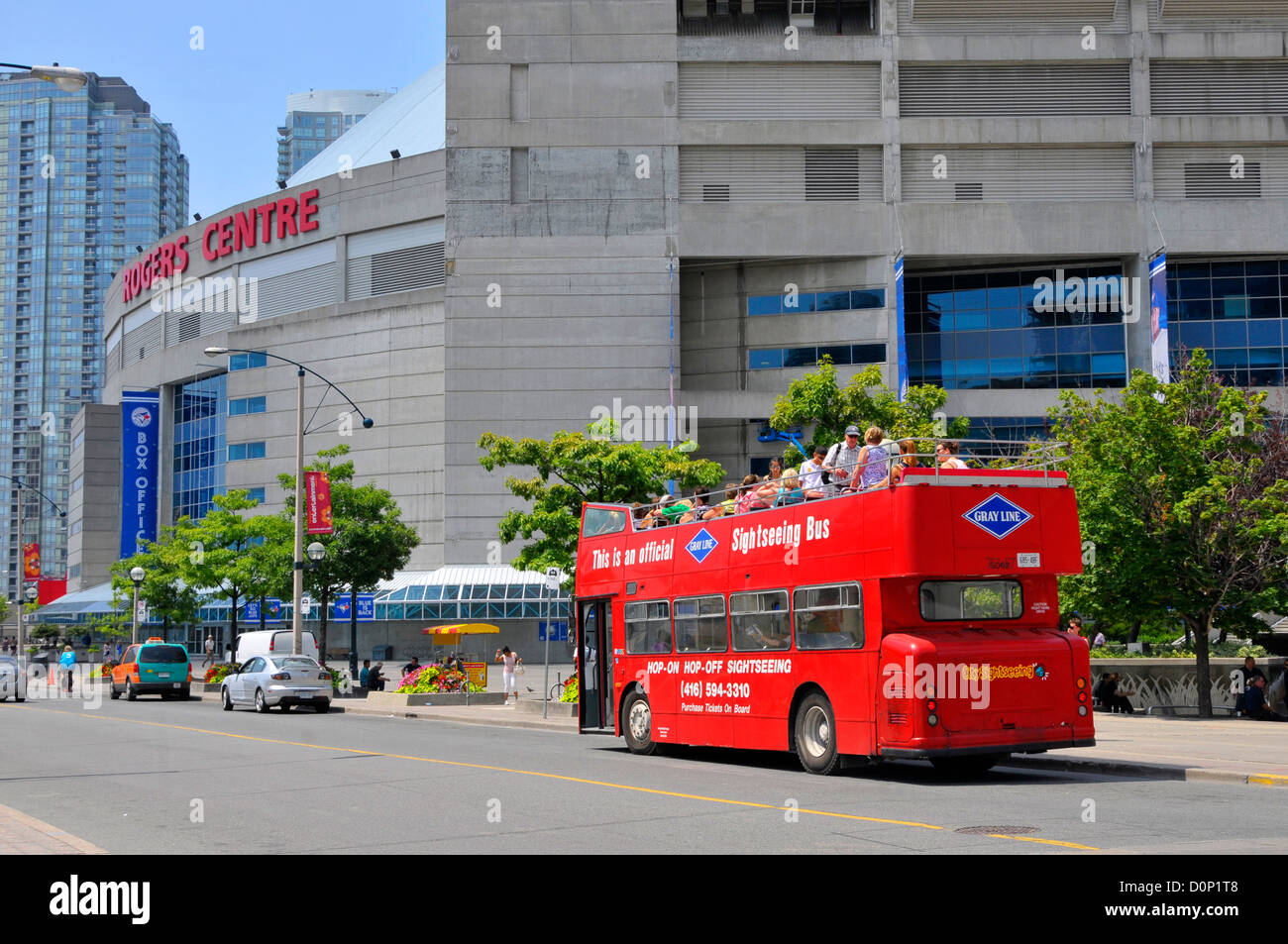 Sightseeing bus for tourist Toronto Ontario Canada Stock Photo - Alamy