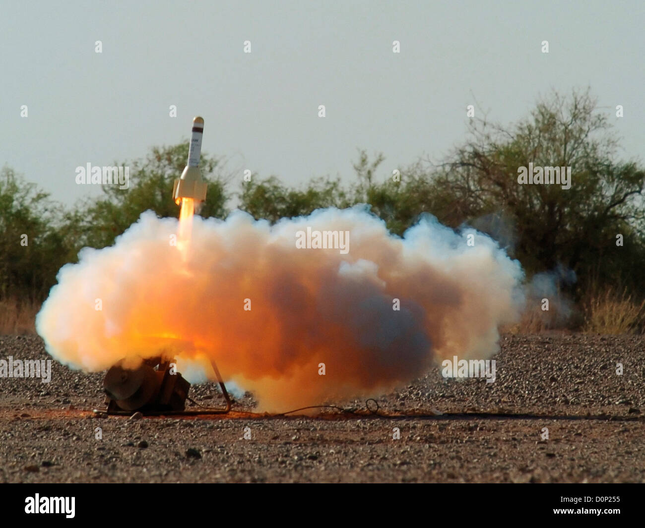 Smokey Sam Rocket Launching Stock Photo - Alamy