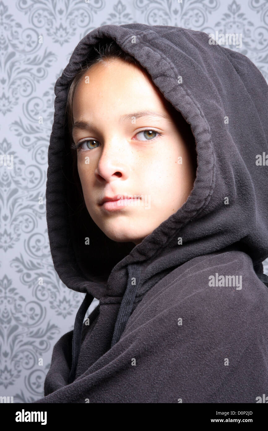 A Native American Indian boy Lakota Sioux Stock Photo - Alamy