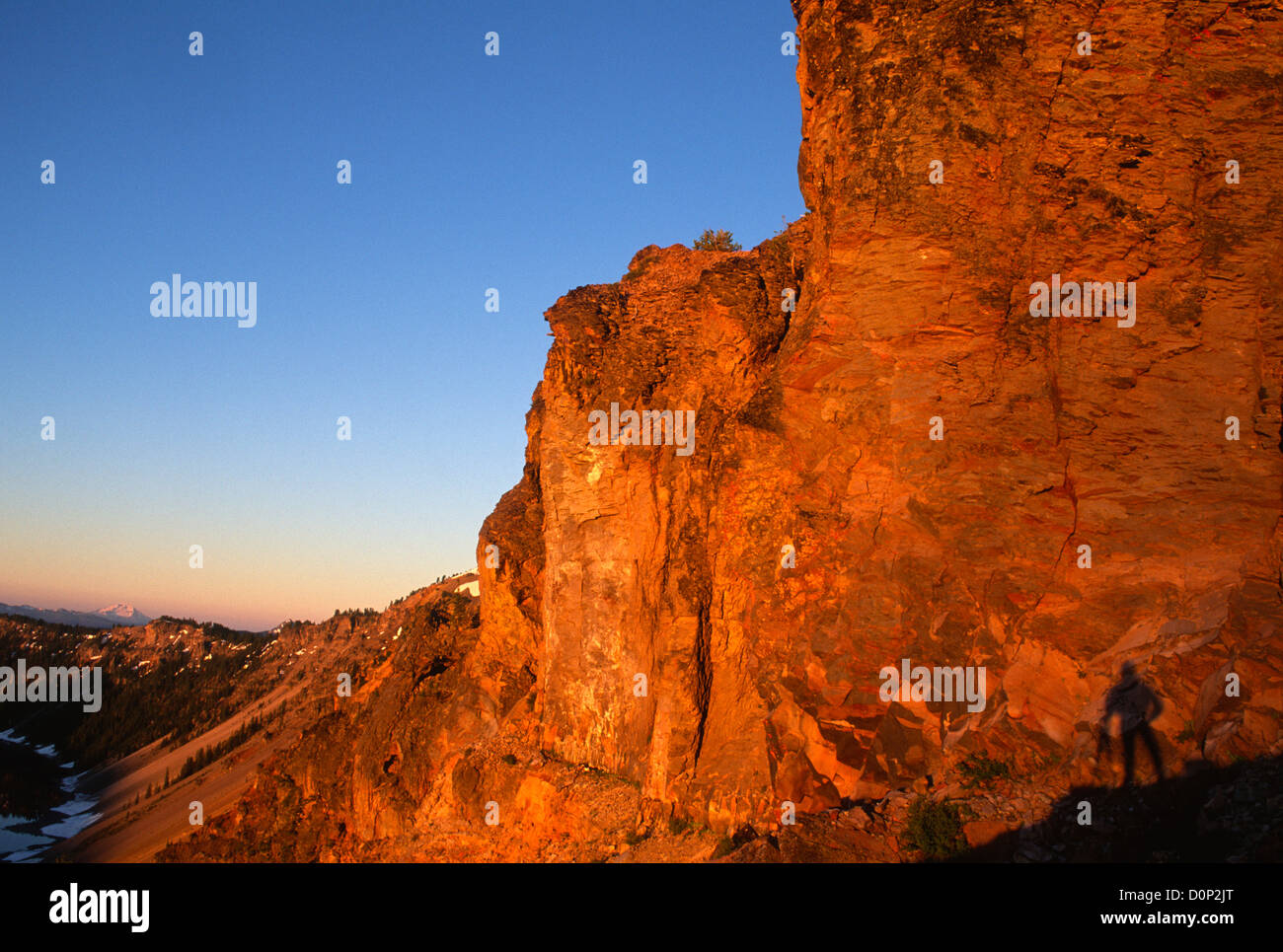 Red cone at crater lake hi-res stock photography and images - Alamy
