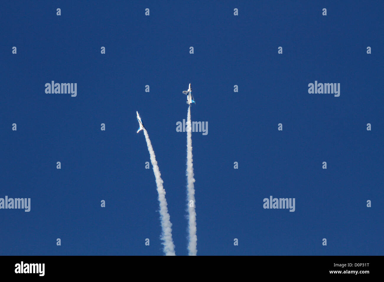 The Blue Impulse aerobatic display Japan Stock Photo - Alamy