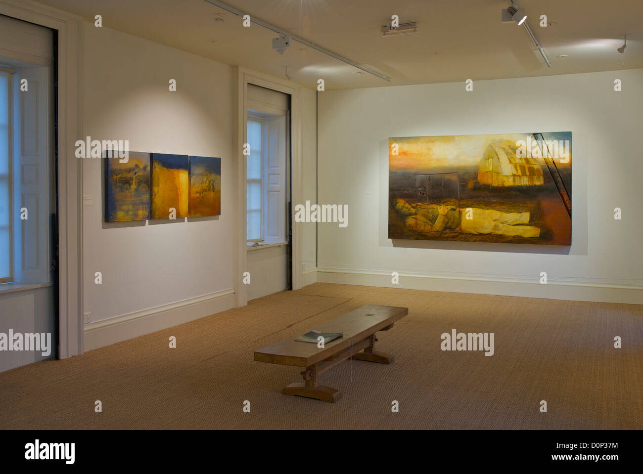 Interior of Abbot Hall Art Gallery, Kendal, Cumbria, England UK Stock ...