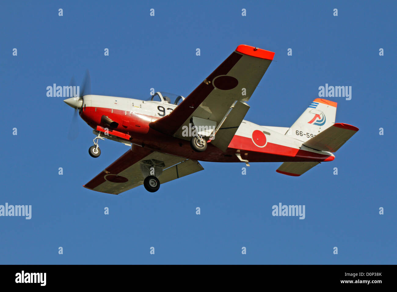 The Fuji T-7 primary trainer aircraft of Japan Air Self-Defense Force ...