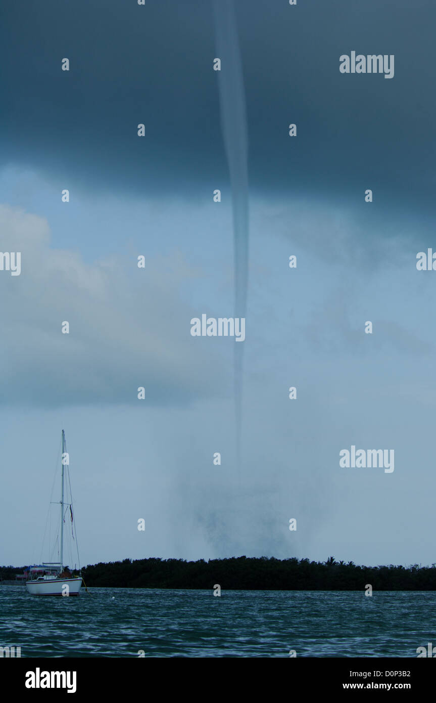 Waterspout near Key West Florida Stock Photo - Alamy