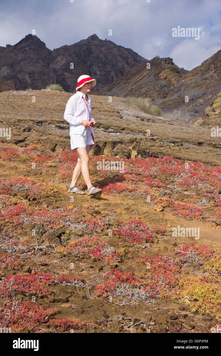 Hiking, Punta Pitt, Isla San Christobal, Galapagos Islands, Ecuador ...