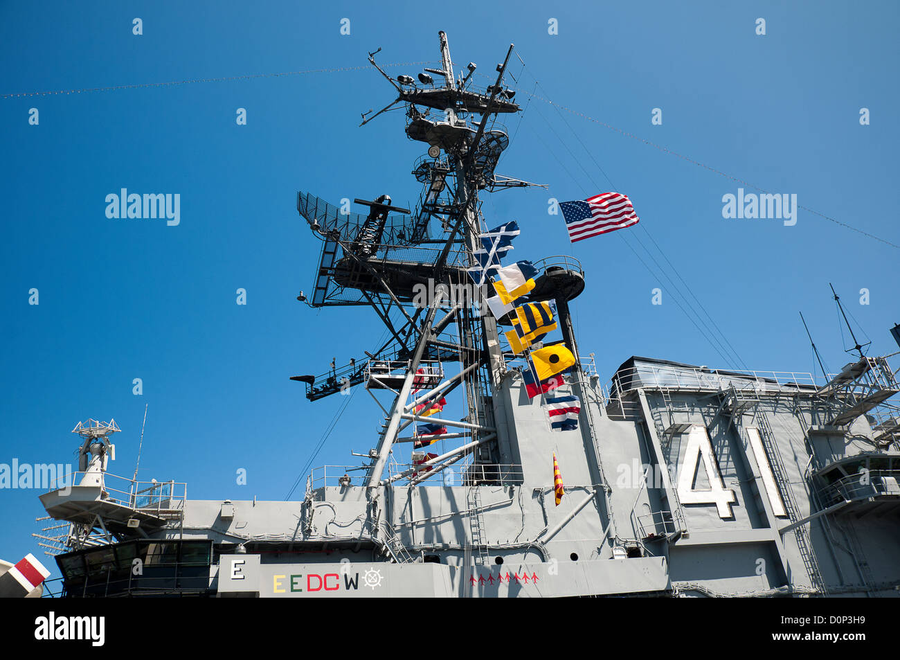Flight deck of the USS Midway Aircraft Carrier now a Naval Museum in ...