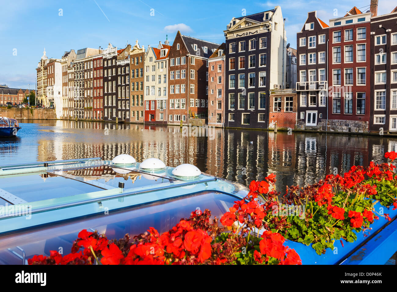 Traditional dutch buildings in Amsterdam Stock Photo - Alamy