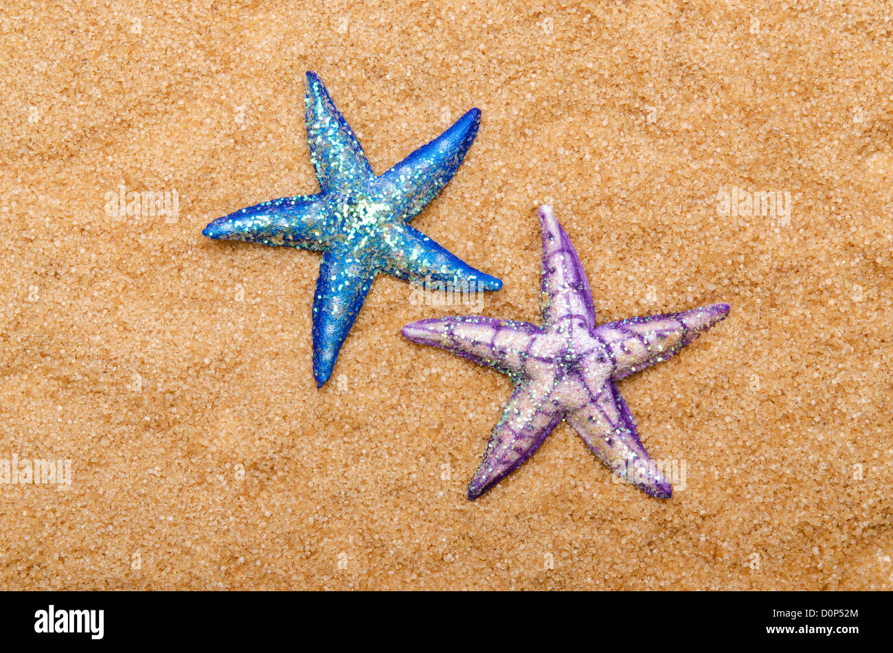 Sea stars on the sand Stock Photo - Alamy