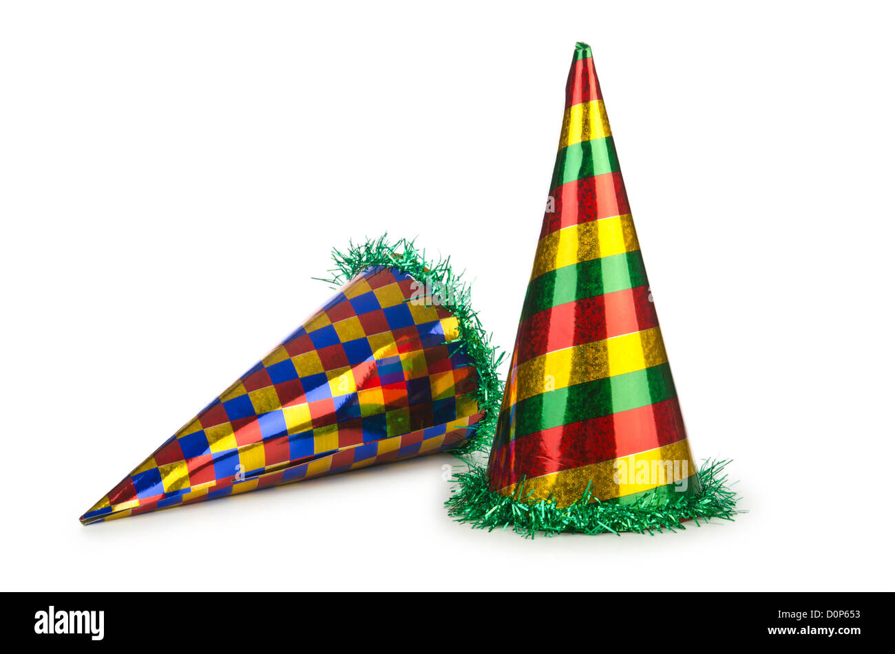 Party hat isolated on the white Stock Photo - Alamy