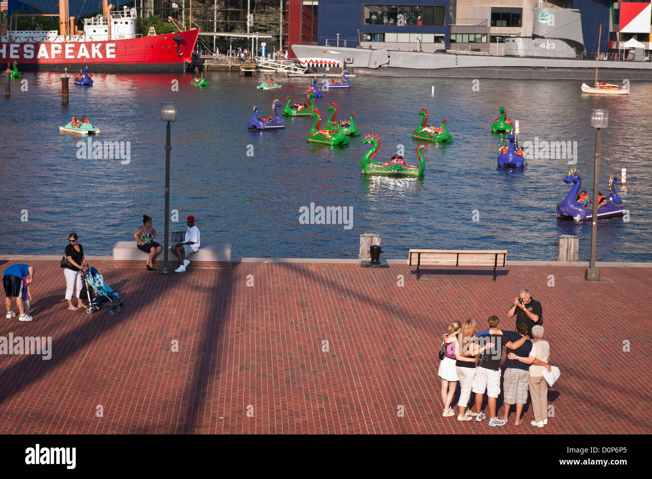 Baltimore maryland paddle boats hi-res stock photography and images - Alamy