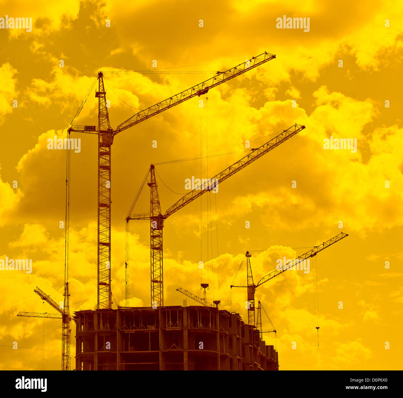 Cranes in construction hi-res stock photography and images - Alamy