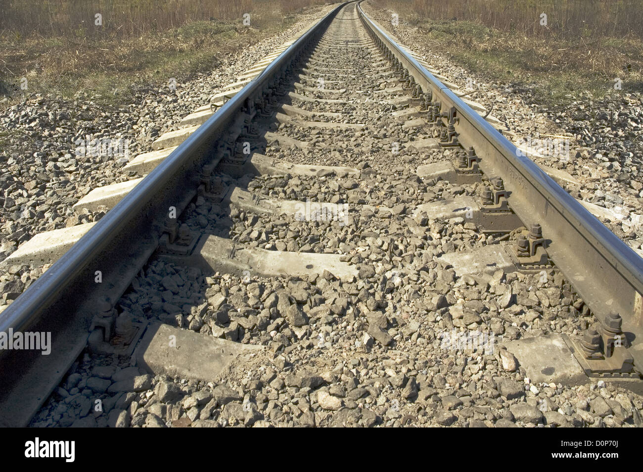 Shining railway tracks hi-res stock photography and images - Alamy