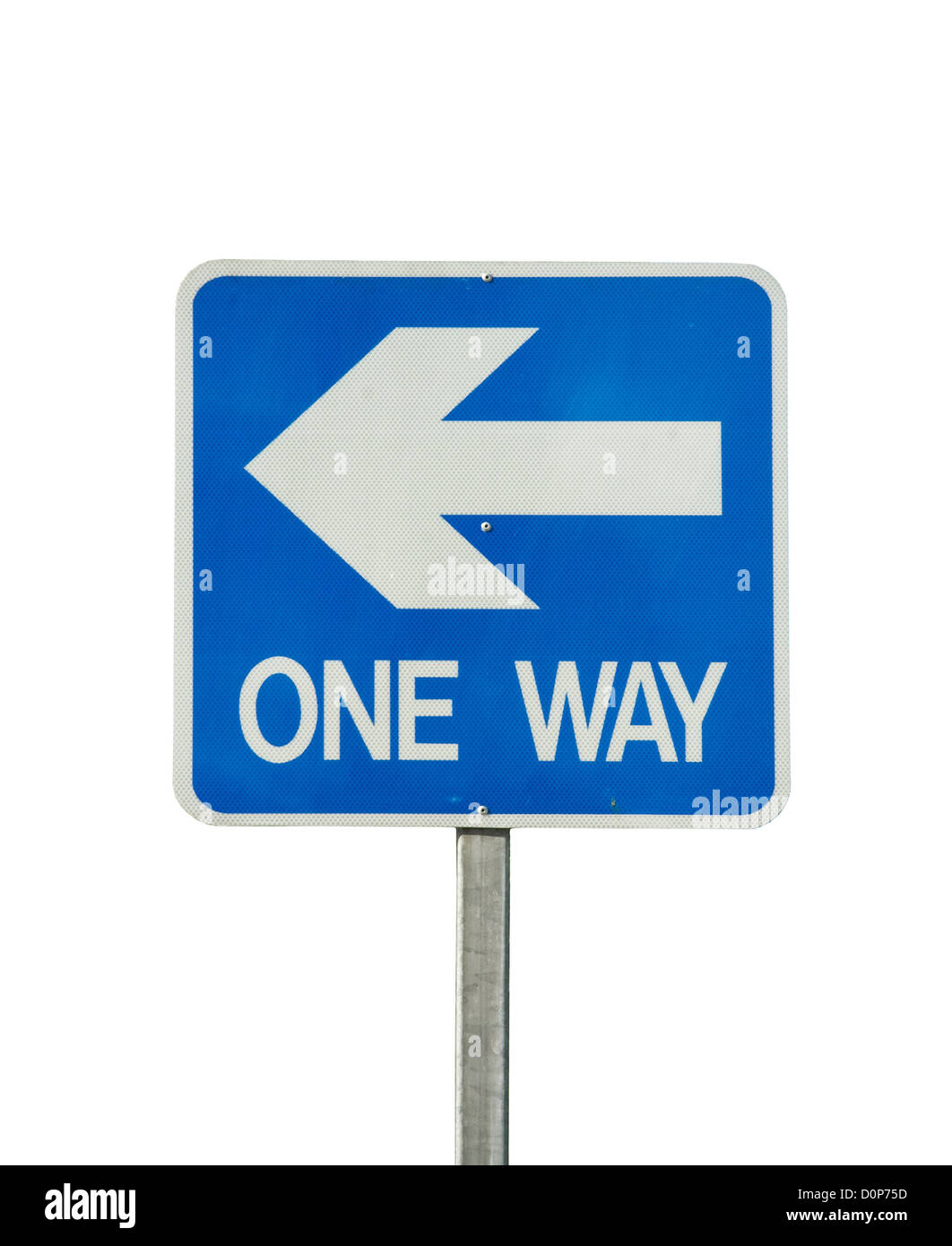 Road Sign One Way Traffic High Resolution Stock Photography and Images ...