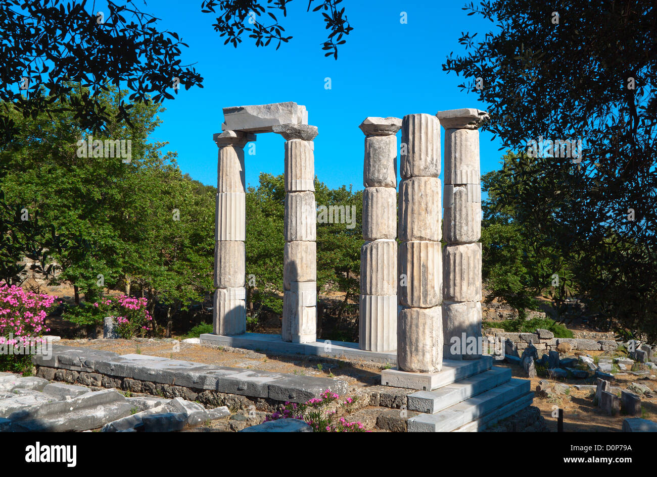Temple of the Great Gods at Samothraki island in Greece Stock Photo - Alamy