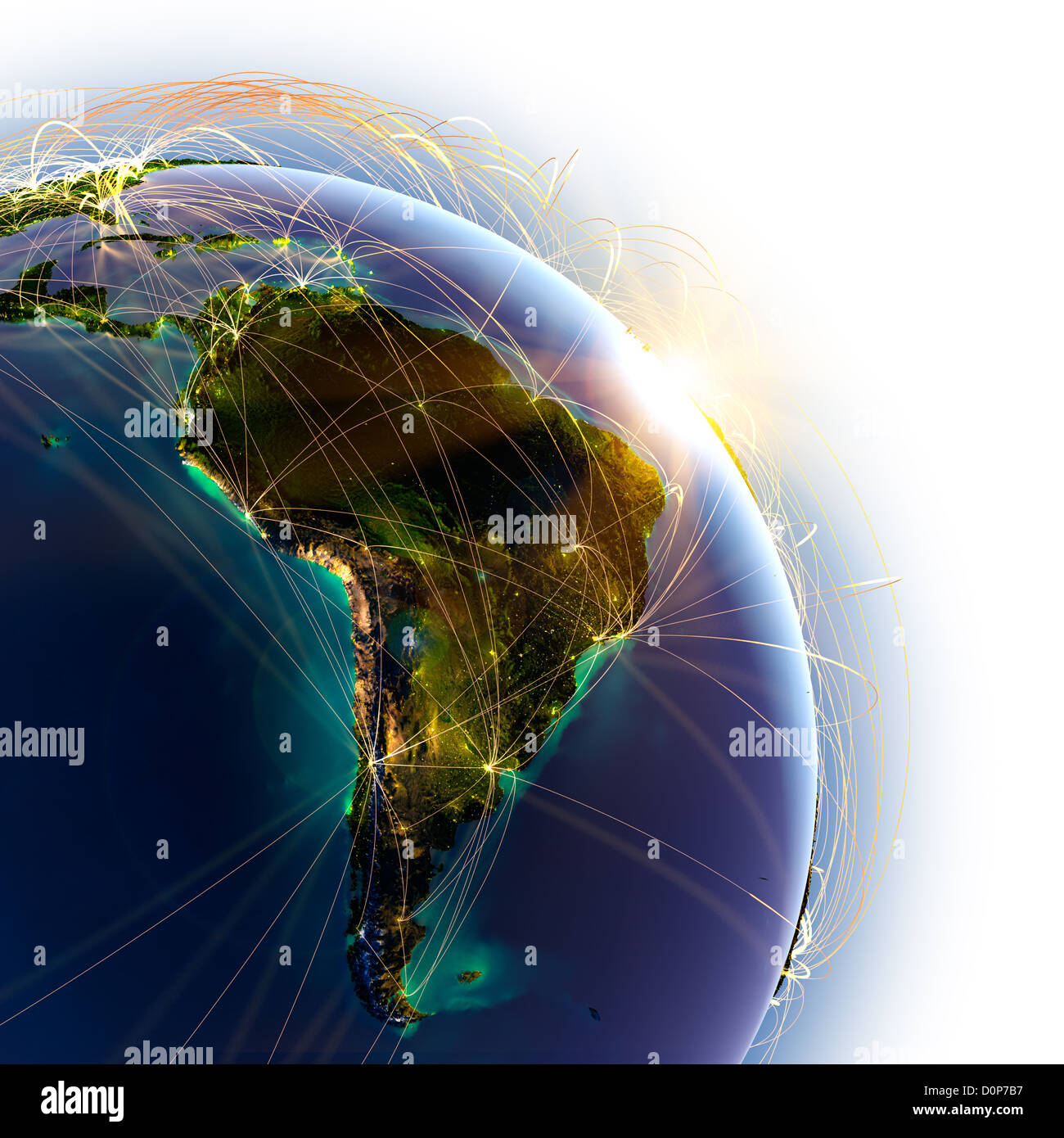 Air routes map hi-res stock photography and images - Alamy