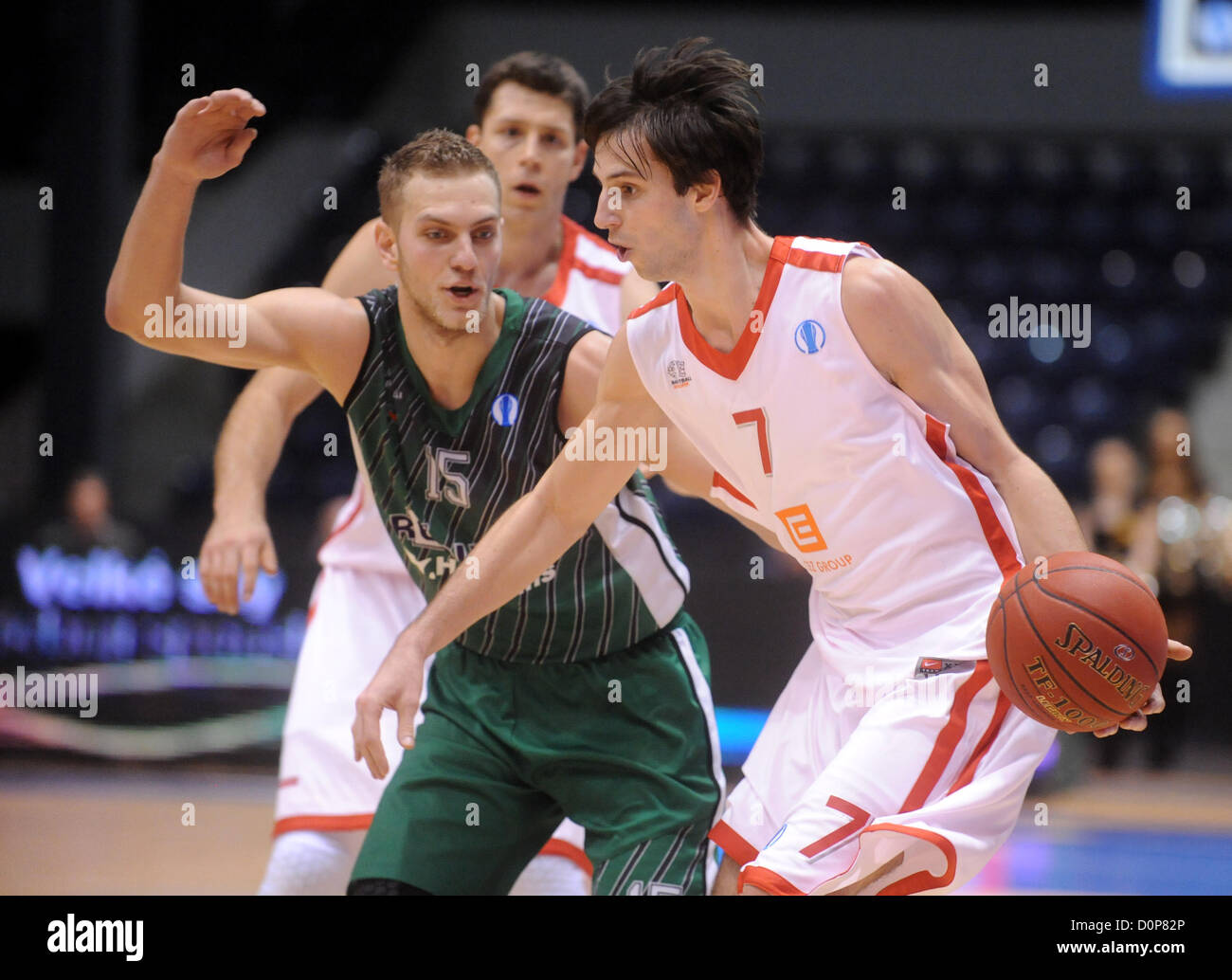 Siim Sander Vene (left, LTU) and Vojtech Hruban (CZE) during the ...