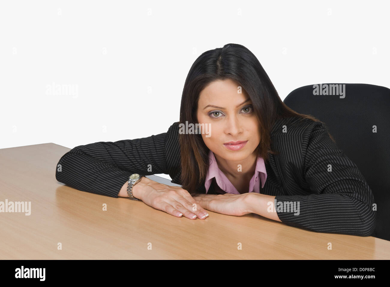 Leaning over table hi-res stock photography and images - Alamy