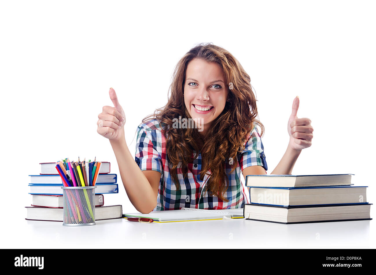 Student preparing for the exams Stock Photo - Alamy