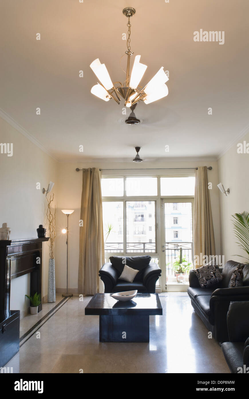 Interiors of a living room Stock Photo - Alamy