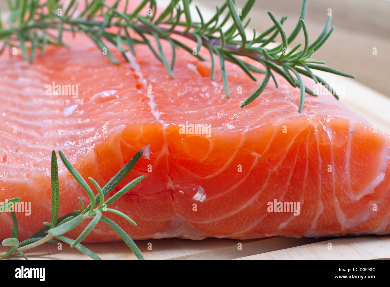 Fresh salmon fillet Stock Photo - Alamy