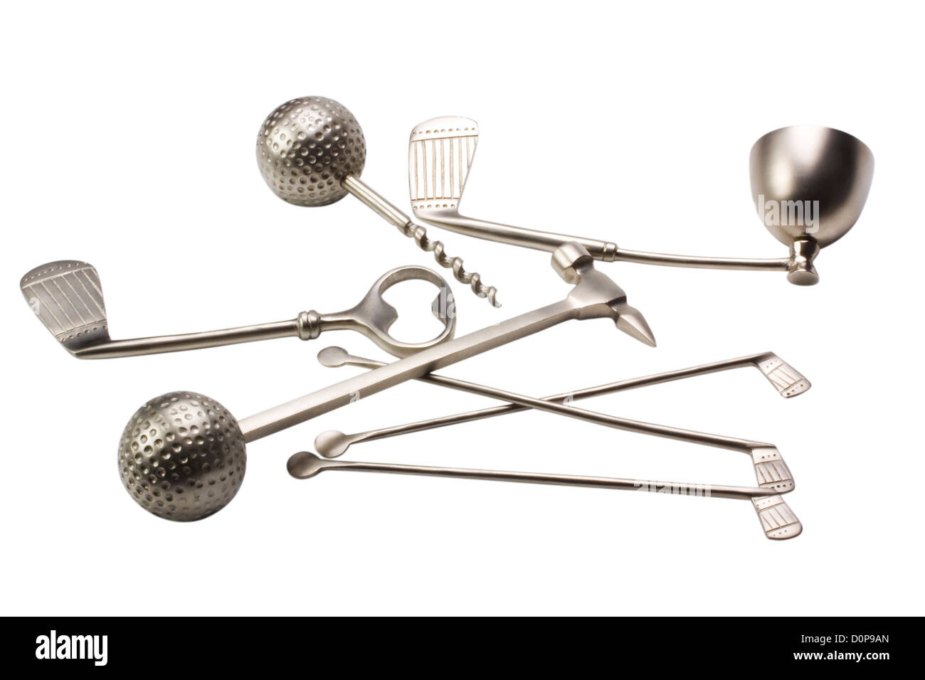 Close-up of golf bar set Stock Photo - Alamy