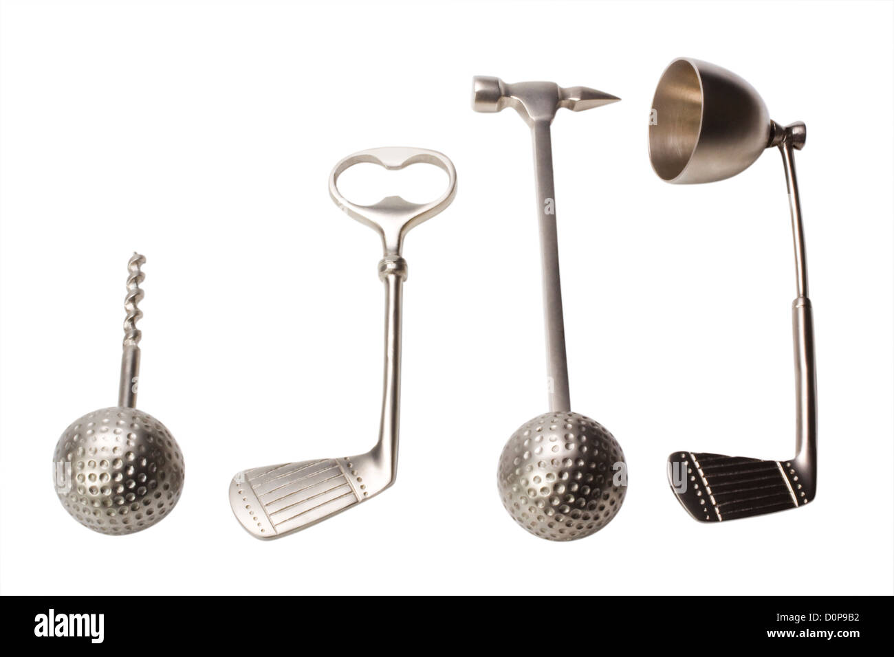 Close-up of golf bar set Stock Photo - Alamy