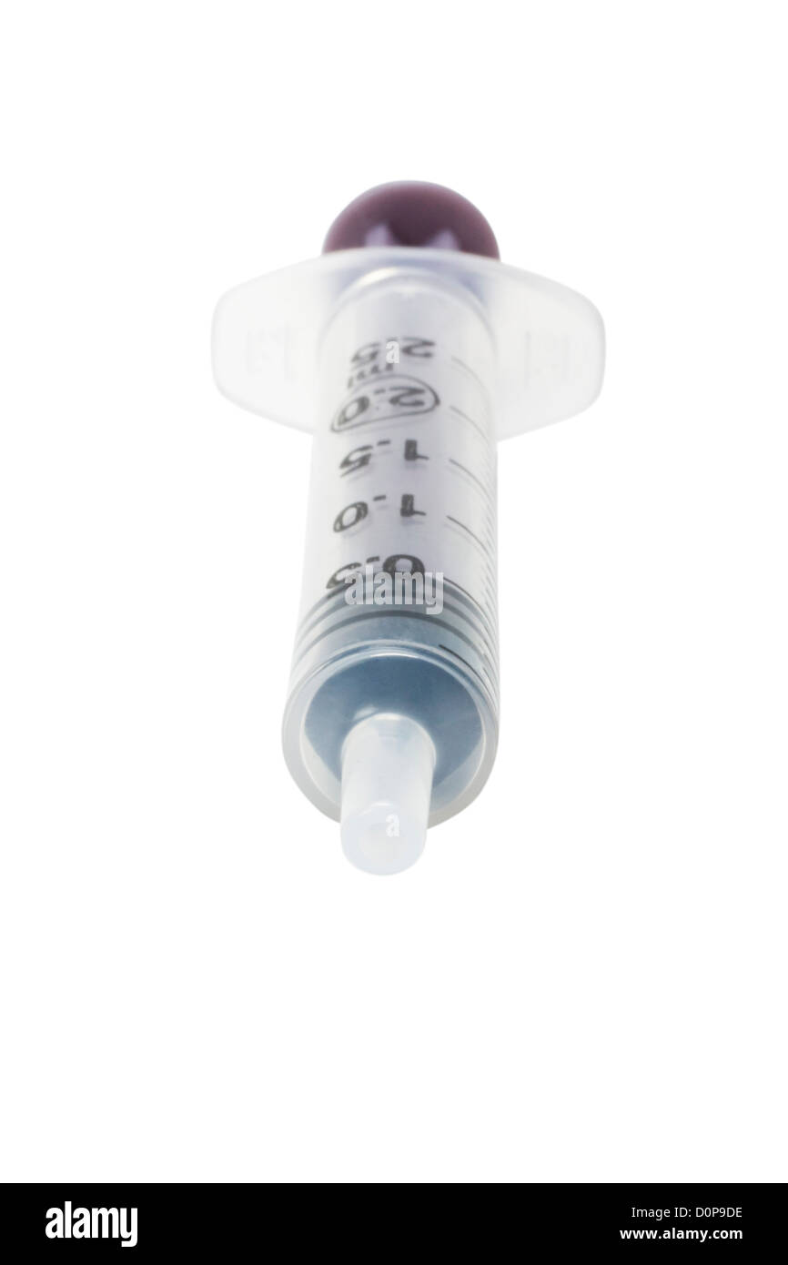 Medical equipment syringe Cut Out Stock Images & Pictures - Alamy
