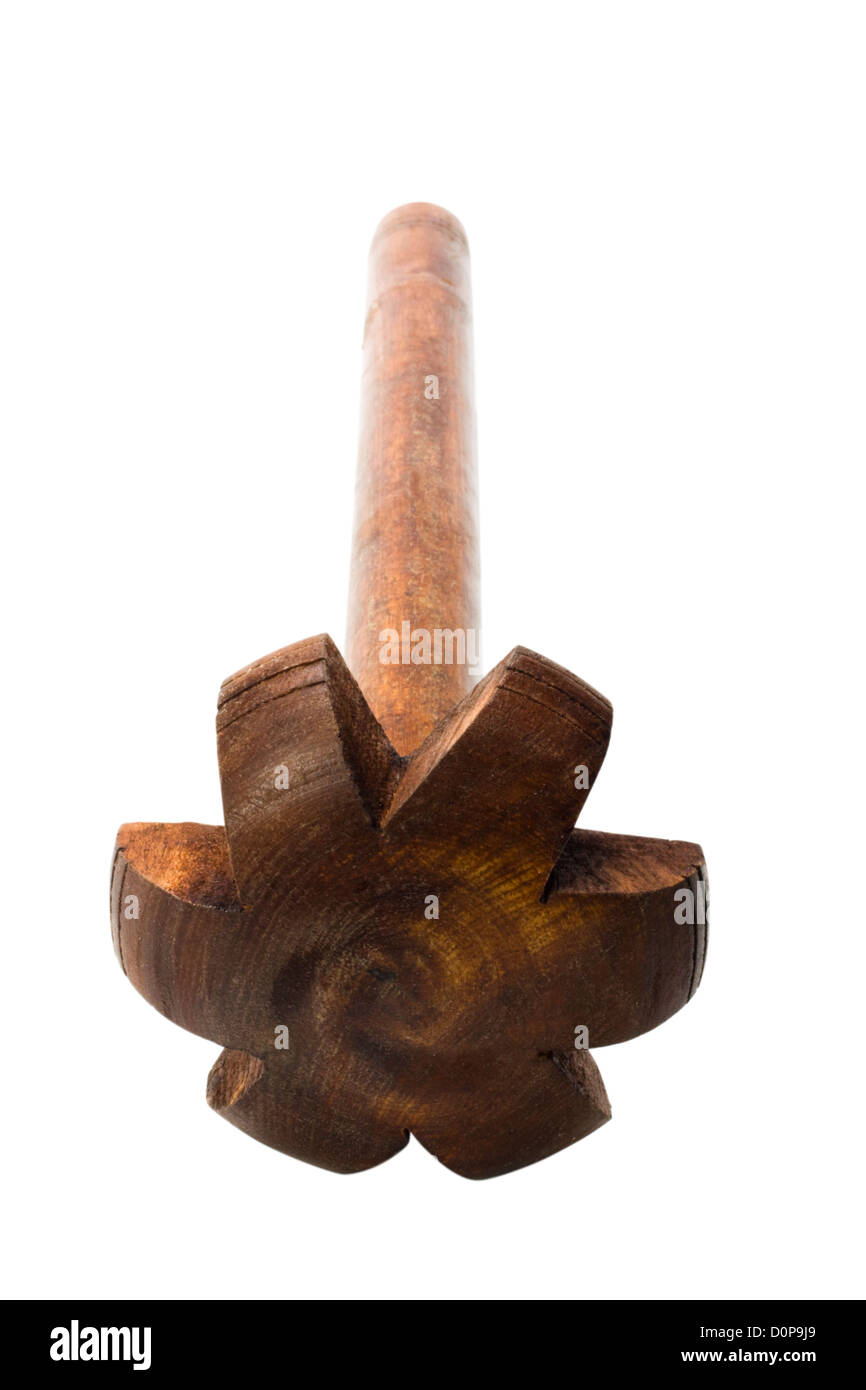 Close-up of a butter churn plunger Stock Photo - Alamy