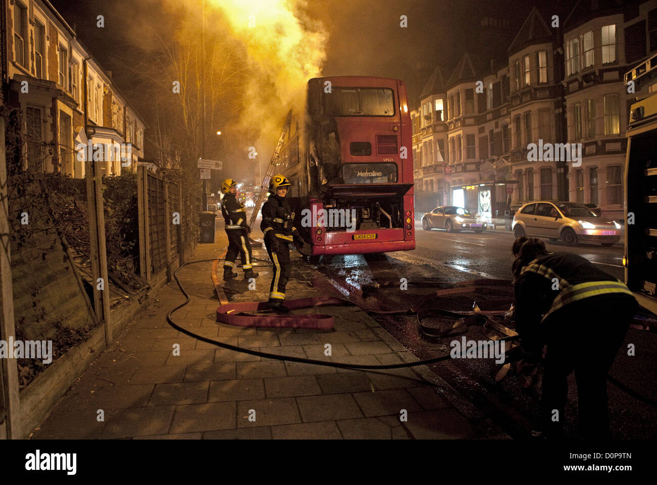 Fireman bus hi-res stock photography and images - Alamy