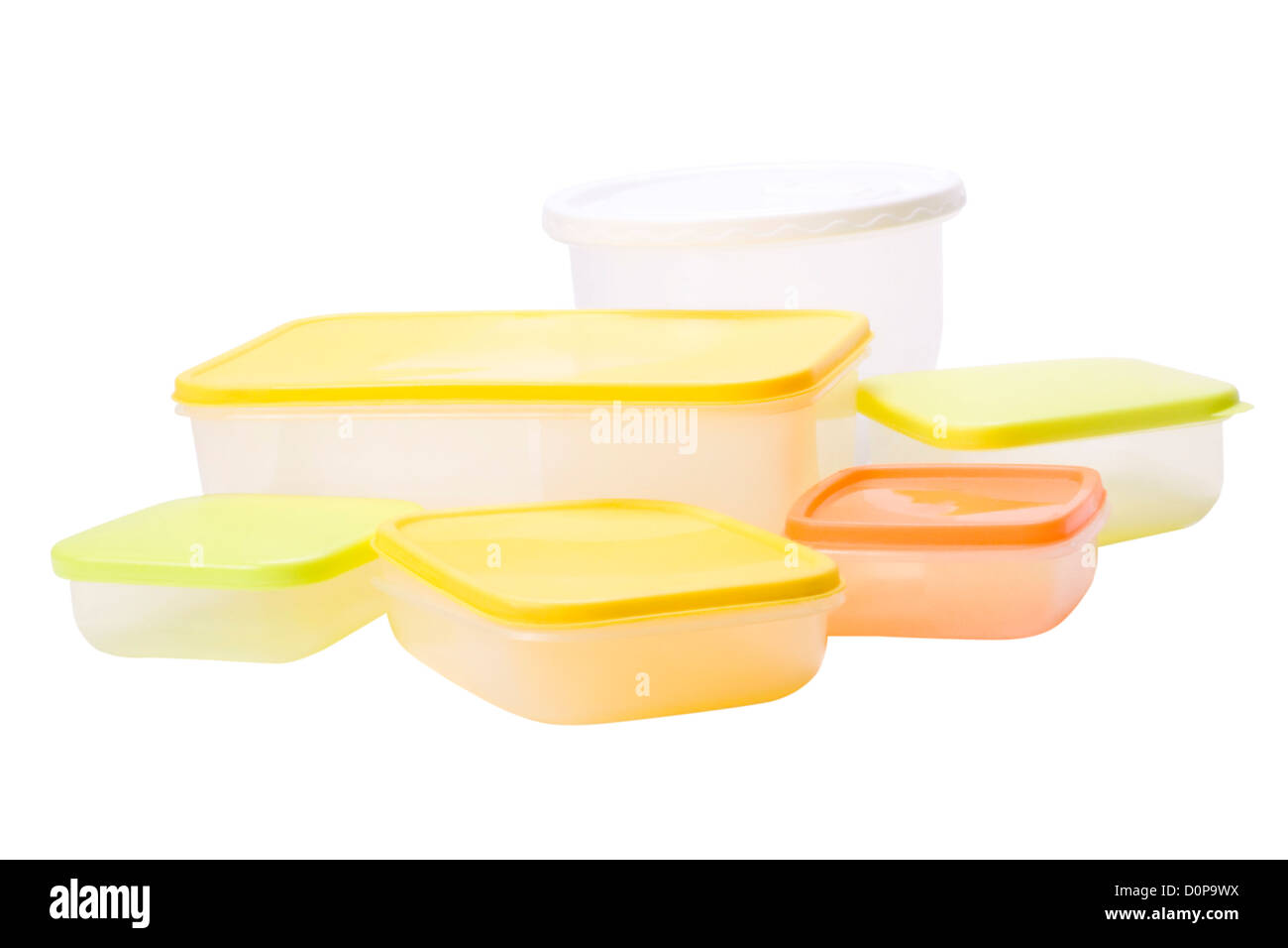 Collection of assorted plastic containers Stock Photo - Alamy