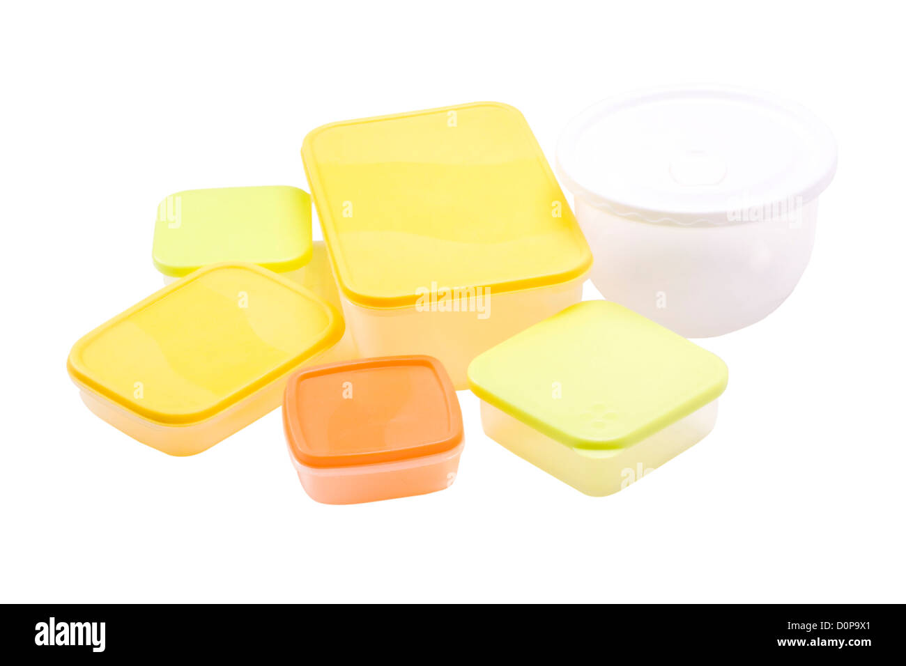 Collection of assorted plastic containers Stock Photo - Alamy