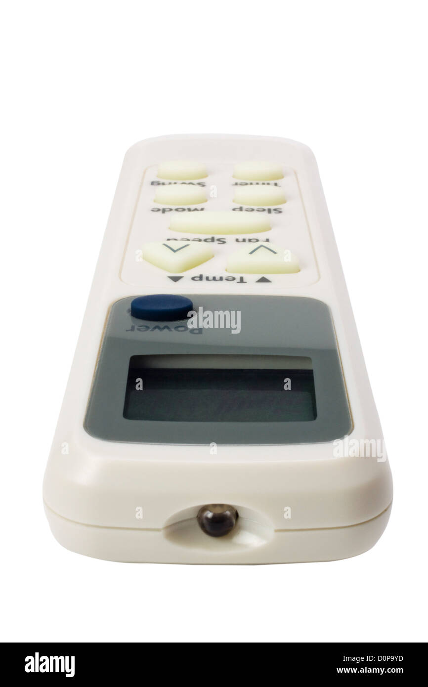 Close-up of an air-conditioner remote control Stock Photo - Alamy