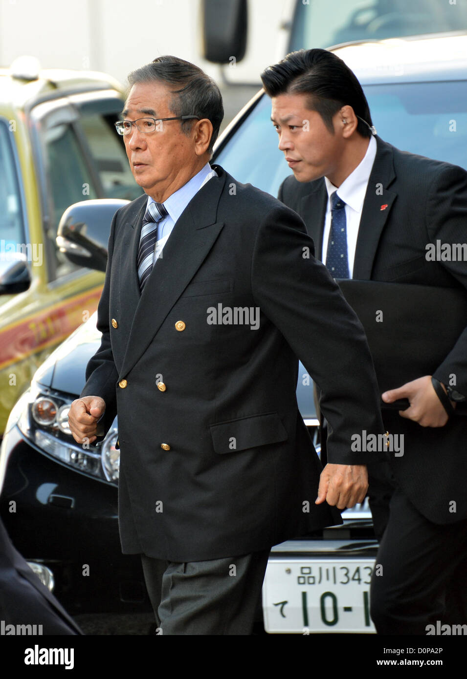 November 29, 2012, Tokyo, Japan - Ex-Tokyo Gov. Shintaro Ishihara makes ...