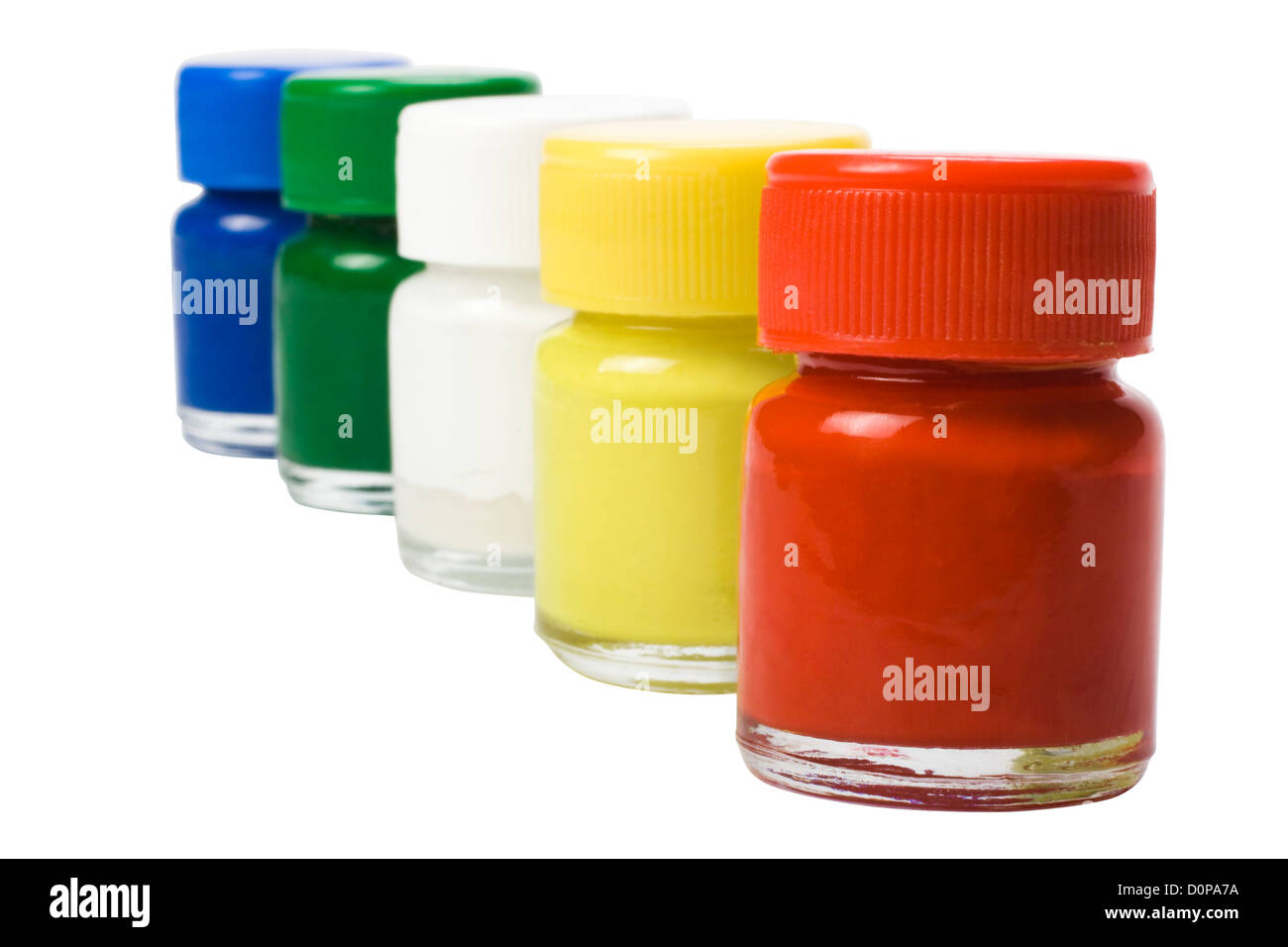 Color paints in bottles hi-res stock photography and images - Alamy