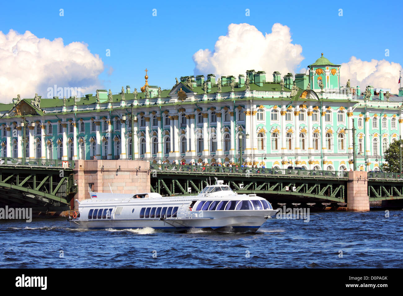 meteor - hydrofoil boat in St. Petersburg Stock Photo - Alamy
