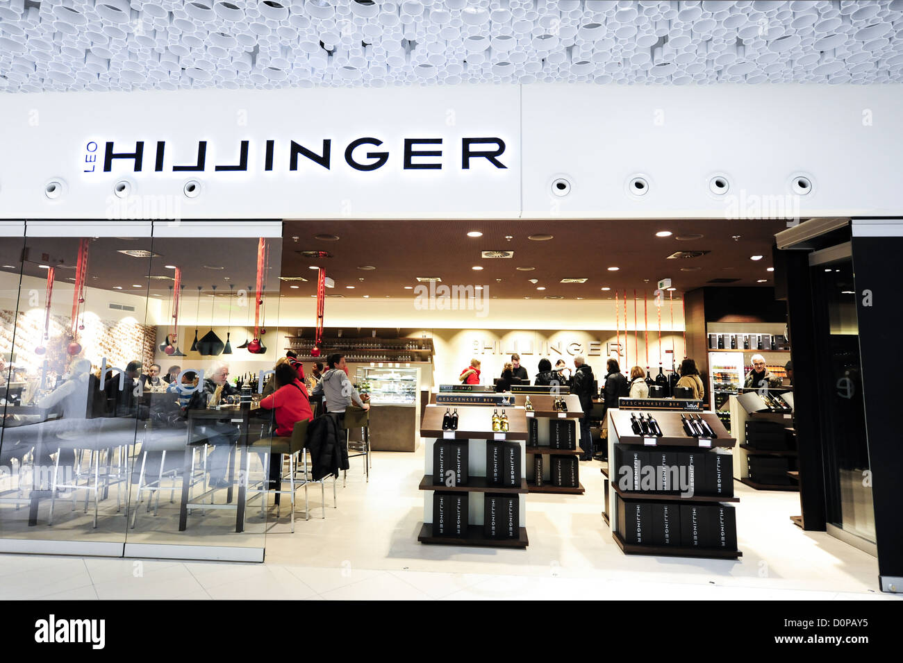 Mall Wien Mitte, Flagship Store Leo Hillinger, Austria, Vienna Stock ...