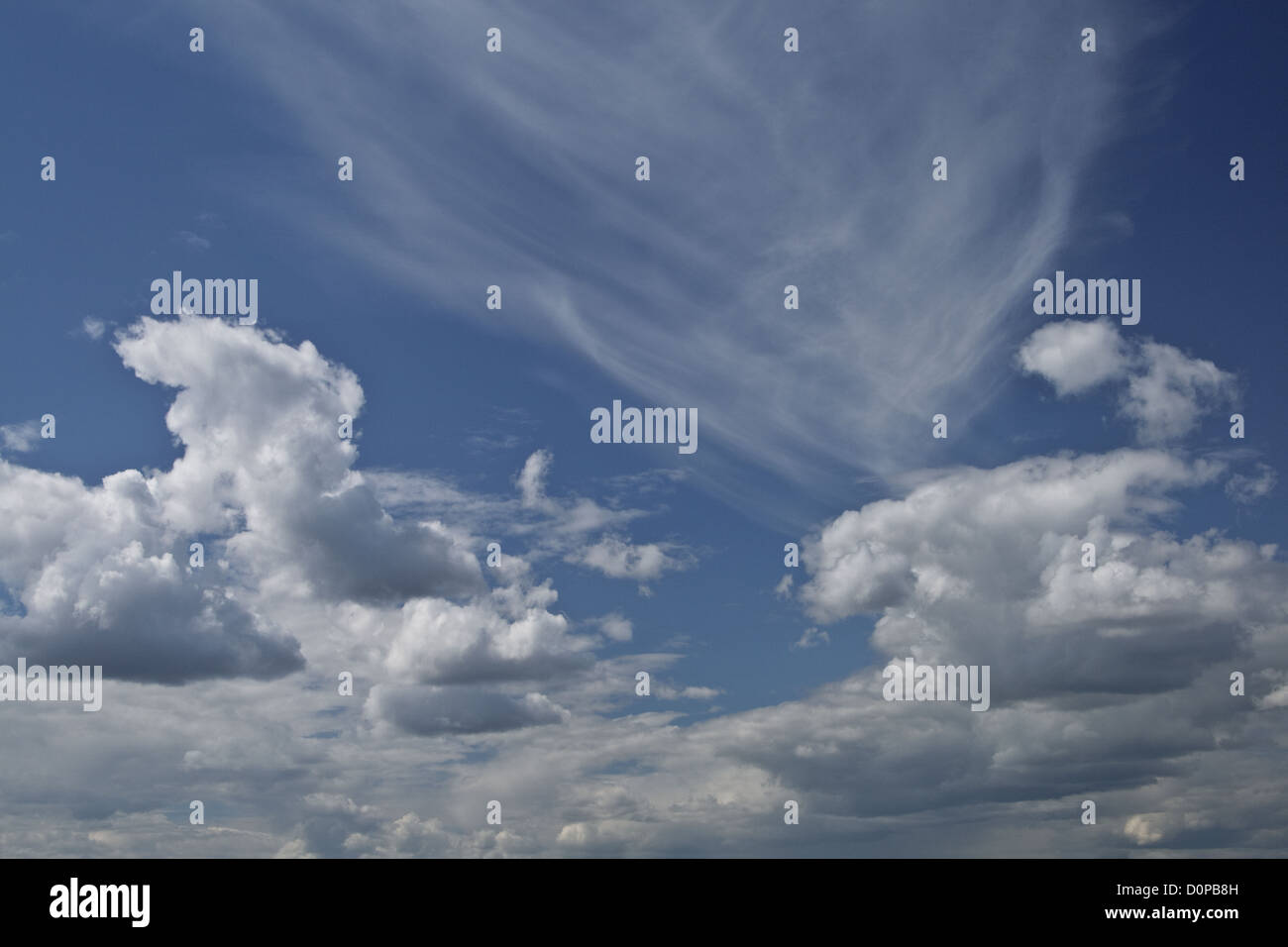 Cloudscape - only sky and clouds Stock Photo - Alamy