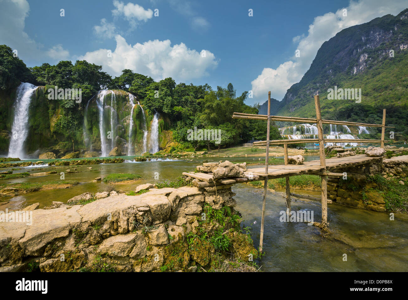 Ban Gioc - Detian waterfall in Vietnam Stock Photo - Alamy