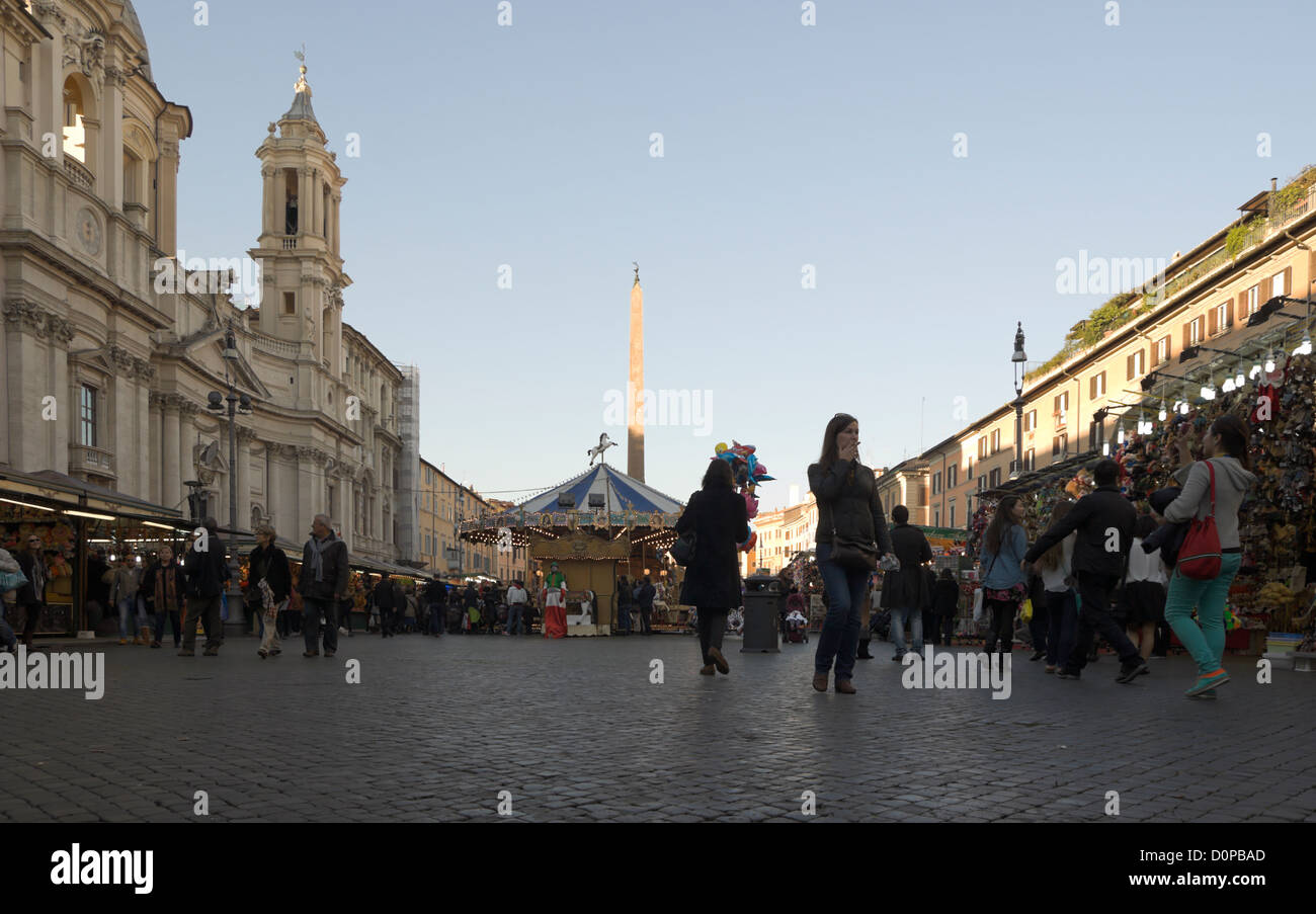 Rome christmas market hi-res stock photography and images - Alamy