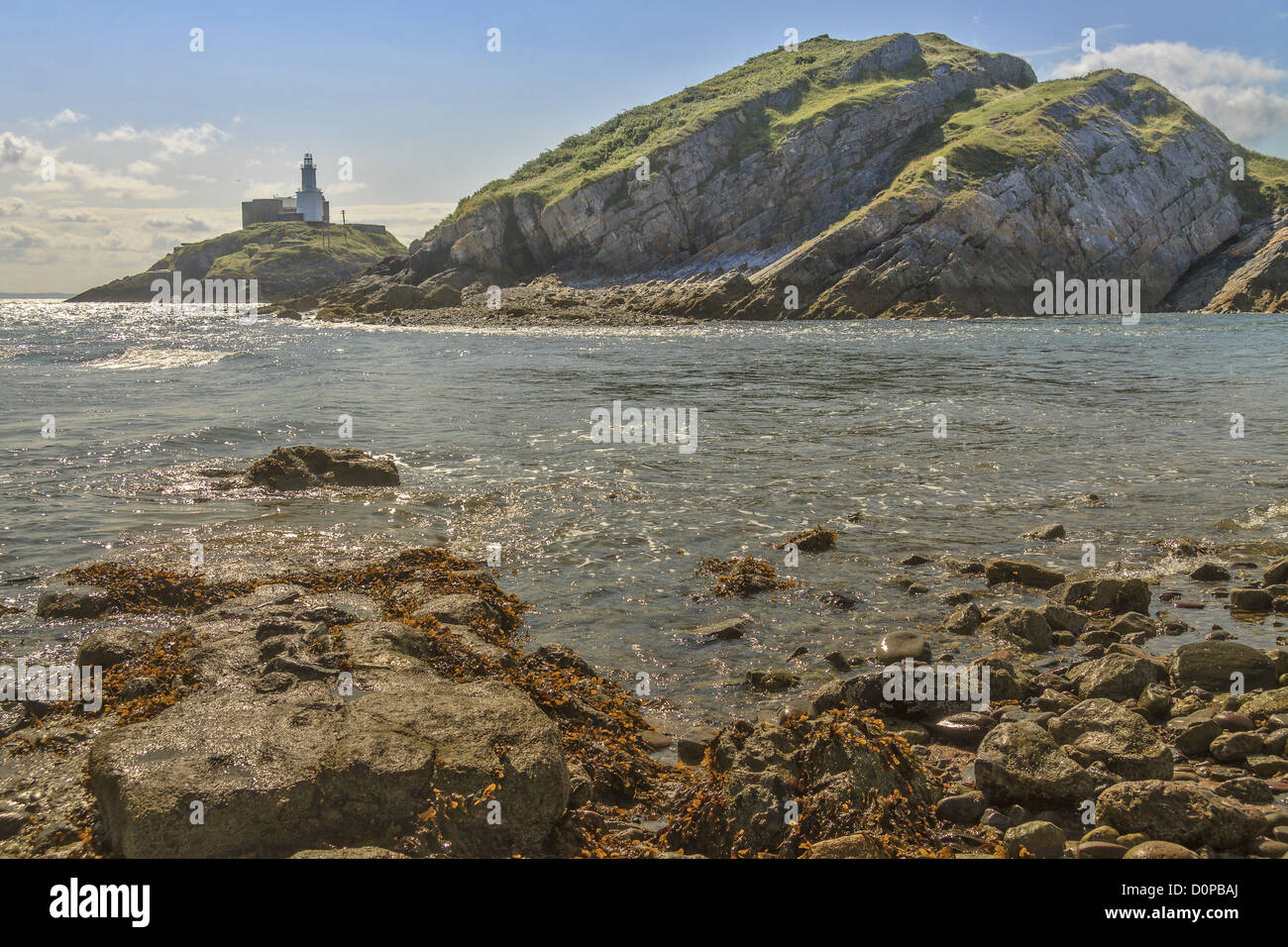 Mumbles head lighthouse hi-res stock photography and images - Alamy