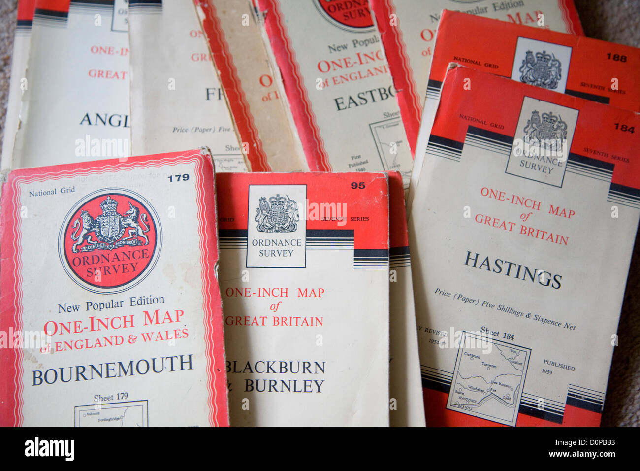 Os map scale inch hi-res stock photography and images - Alamy